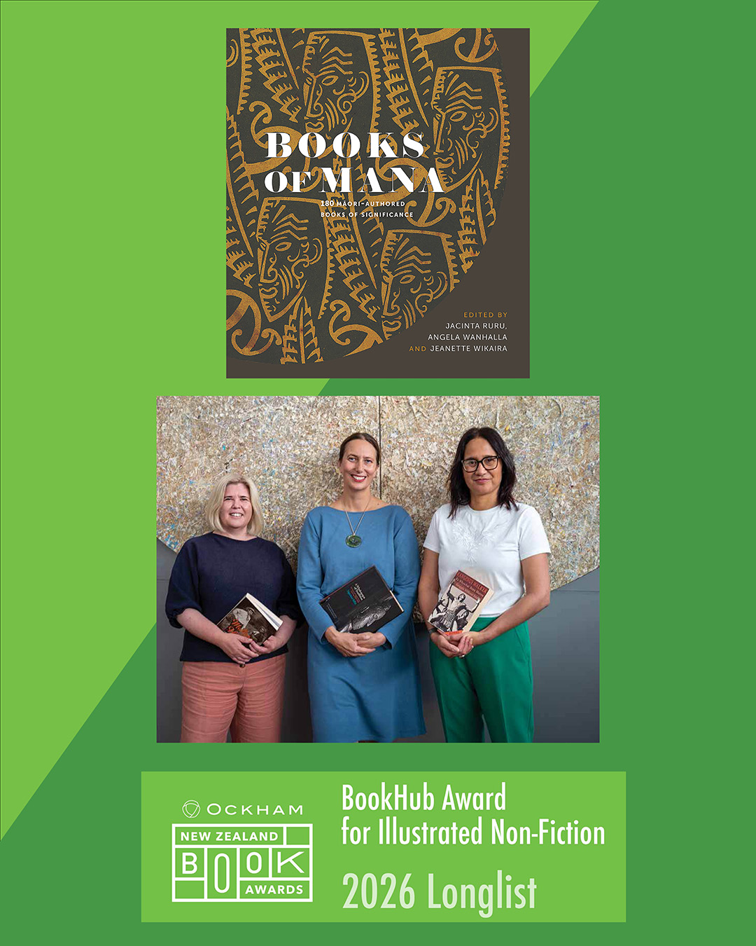 2026 Ockham NZ Book Awards longlist announcement - Otago University Press